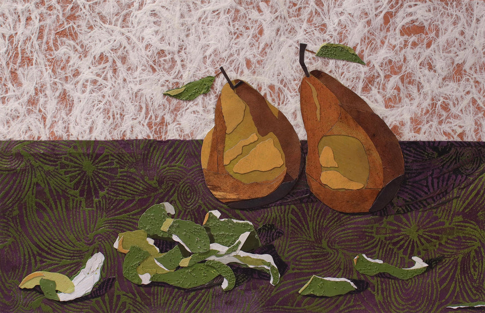 PEARS AND LIME PEELS – Sarah Gormley Gallery